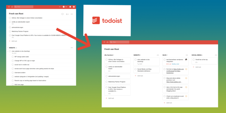 Todoist: From Lists to Boards - Fresh van Root