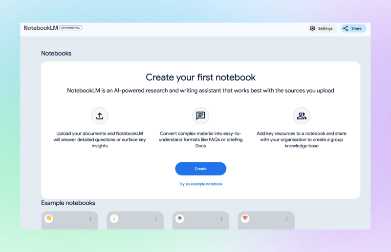 A Guide to Using NotebookLM by Google (How To + Examples)