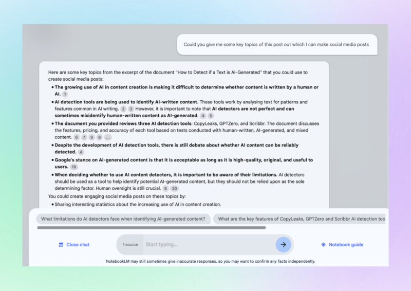 A Guide to Using NotebookLM by Google (How To + Examples)