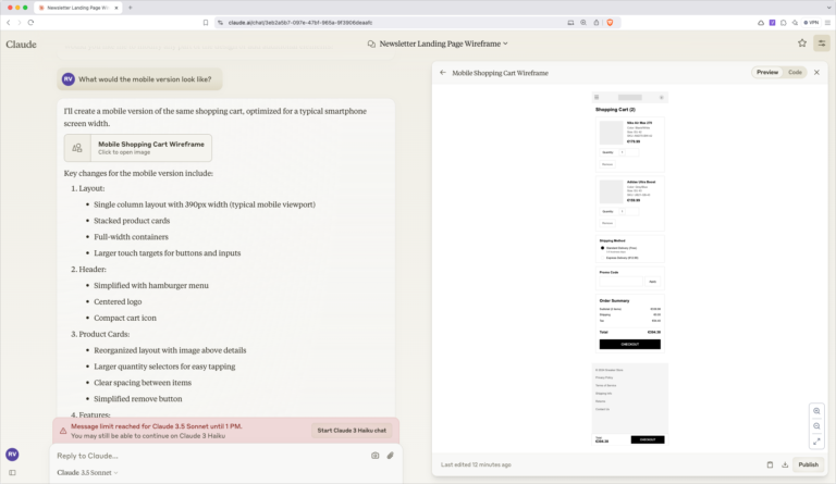 How To Create Wireframes with AI