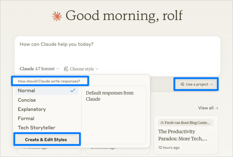 Claude Projects: My Experience After Months of Daily Use - Fresh van Root